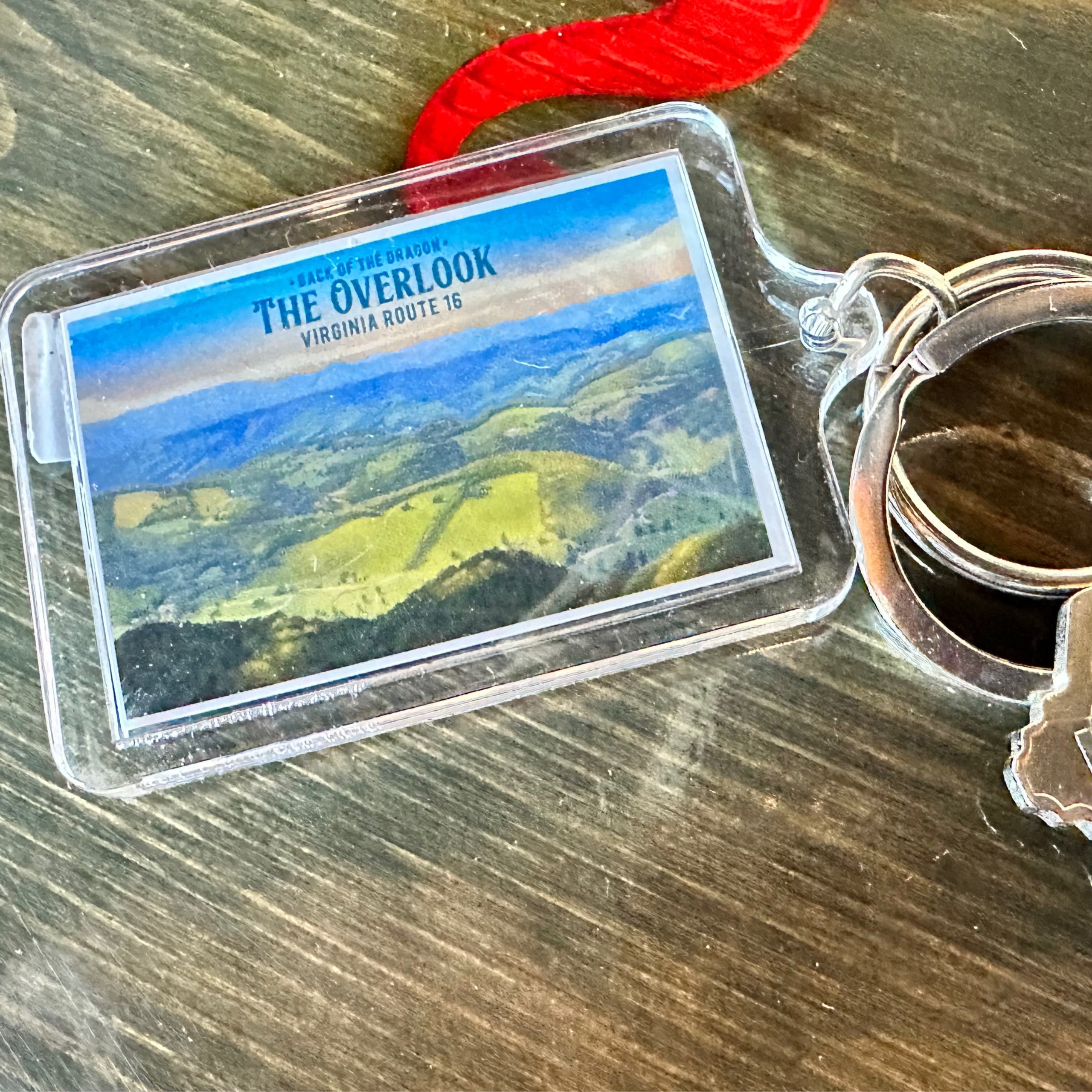 Litho Keychain- The Overlook | Back of the Dragon